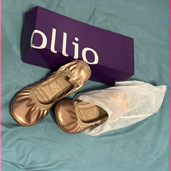 Ollio | Shoes | Brand New Olio Ballet Flat Size Rose Gold | Poshmark